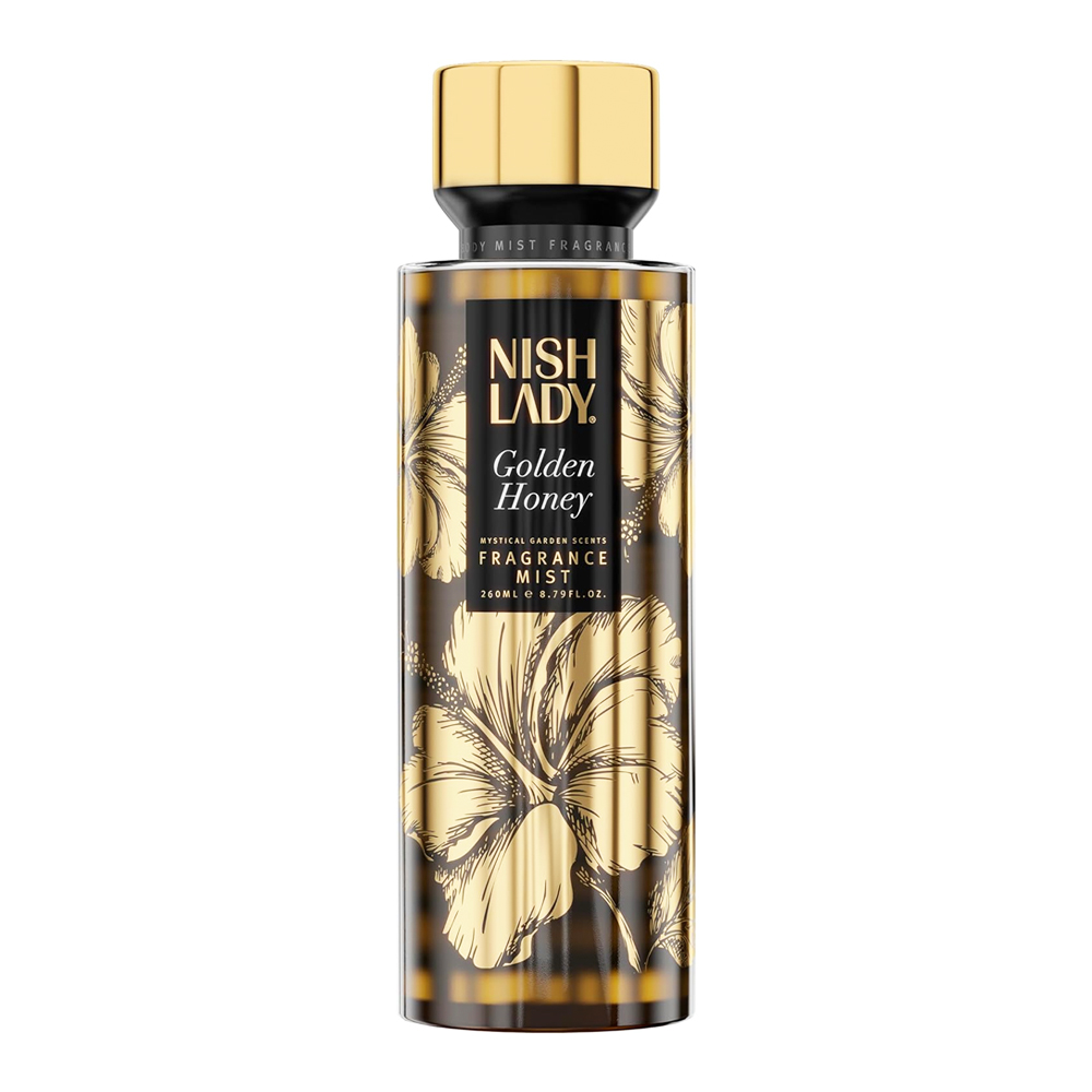 Nish Lady Body Mist Golden Honey 260ml | Costaline Hair and Beauty Supplies