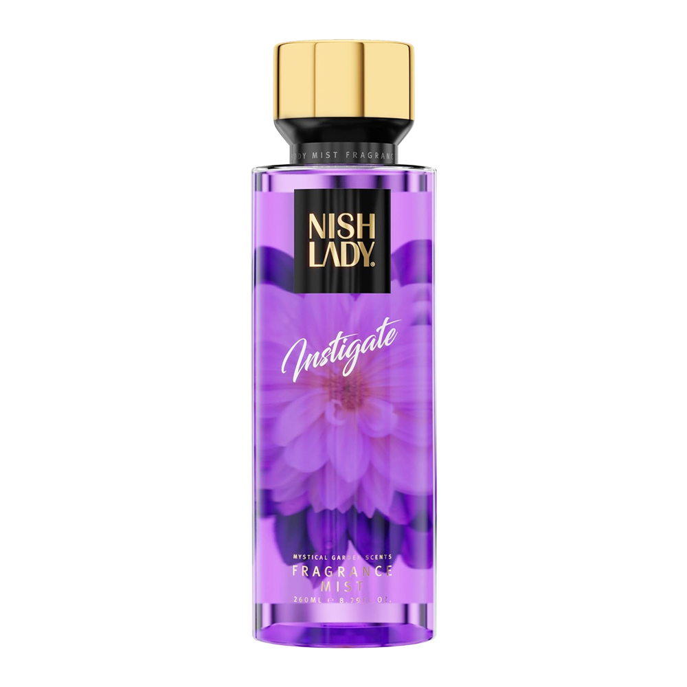 Nish Lady Body Mist Instigate 260ml | Costaline Hair and Beauty Supplies