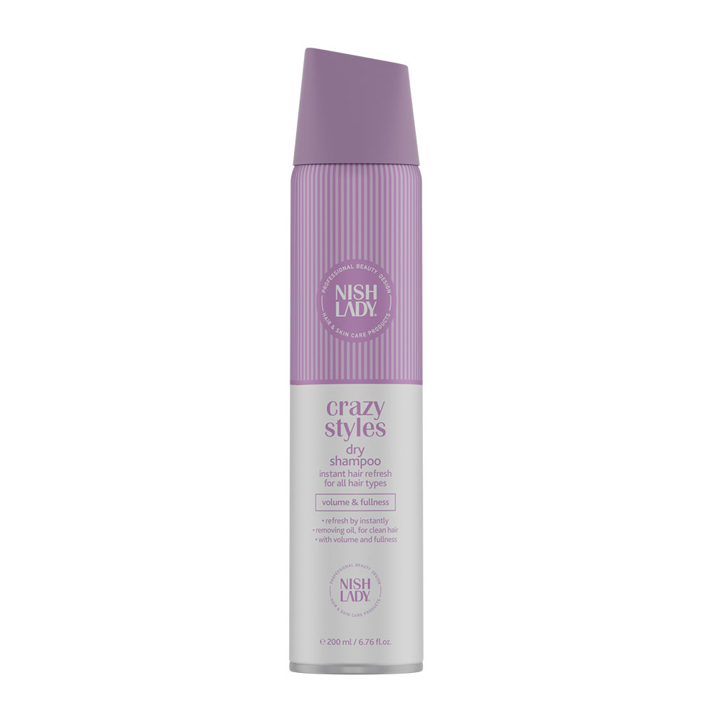 Nish Lady Crazy Styles Dry Shampoo 200ml | Costaline Hair and Beauty ...